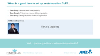 Lessons learnt on setting up and scaling an automation CoE | PDF