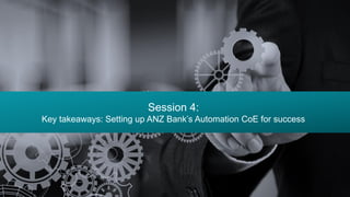 Lessons learnt on setting up and scaling an automation CoE | PPT
