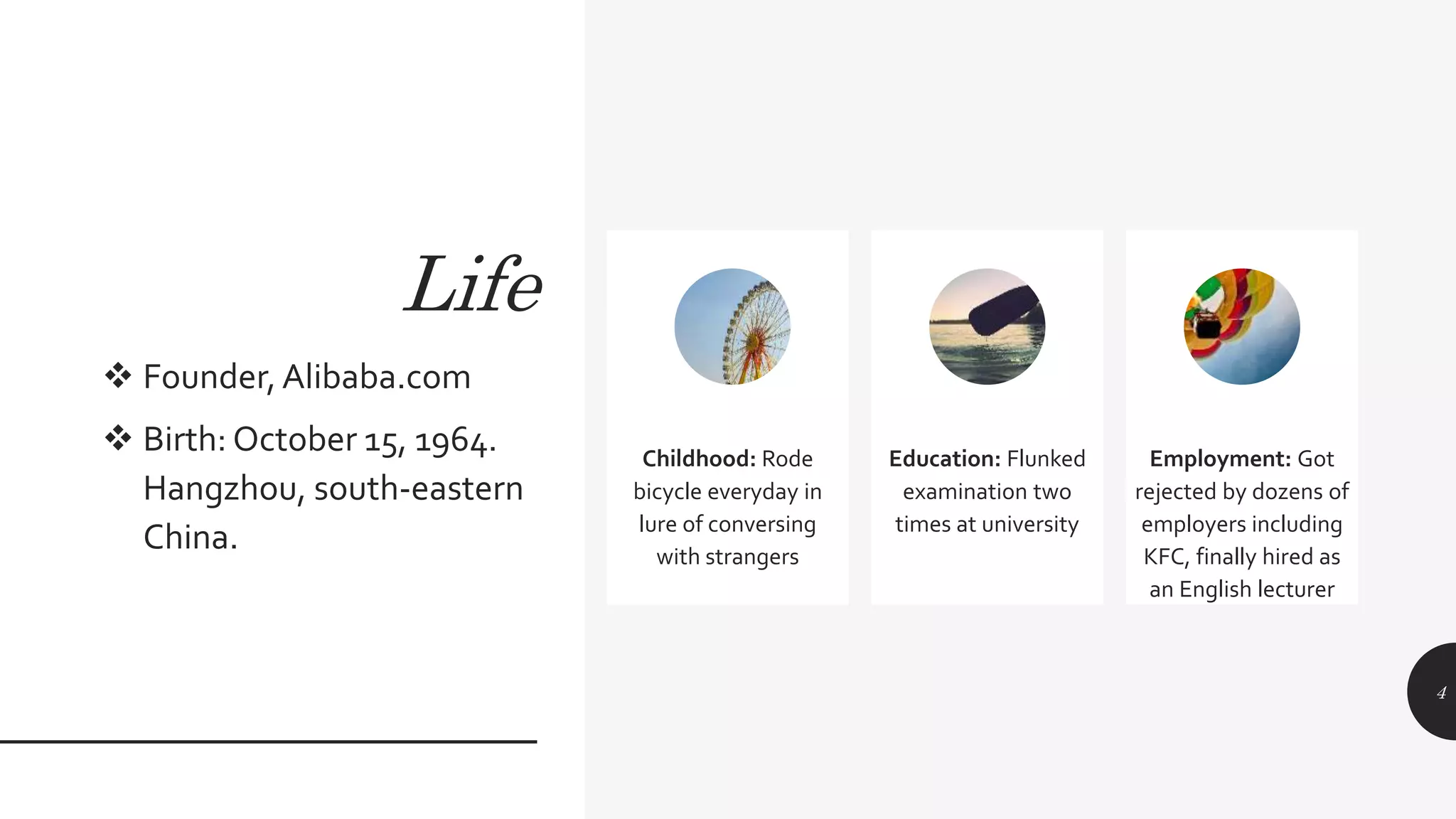 Lessons learnt through leadership - Jack Ma (Bravehearts) | PPTX