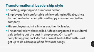 Lessons learnt through leadership - Jack Ma (Bravehearts) | PPTX