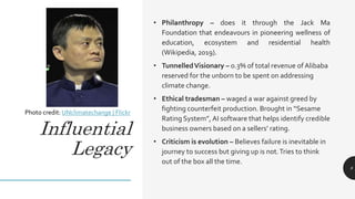 Lessons learnt through leadership - Jack Ma (Bravehearts) | PPTX