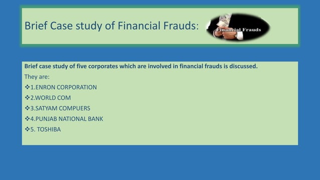 Lessons on fraud awareness part-ii | PPT