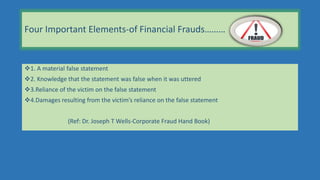 Lessons on fraud awareness part-ii | PPTX
