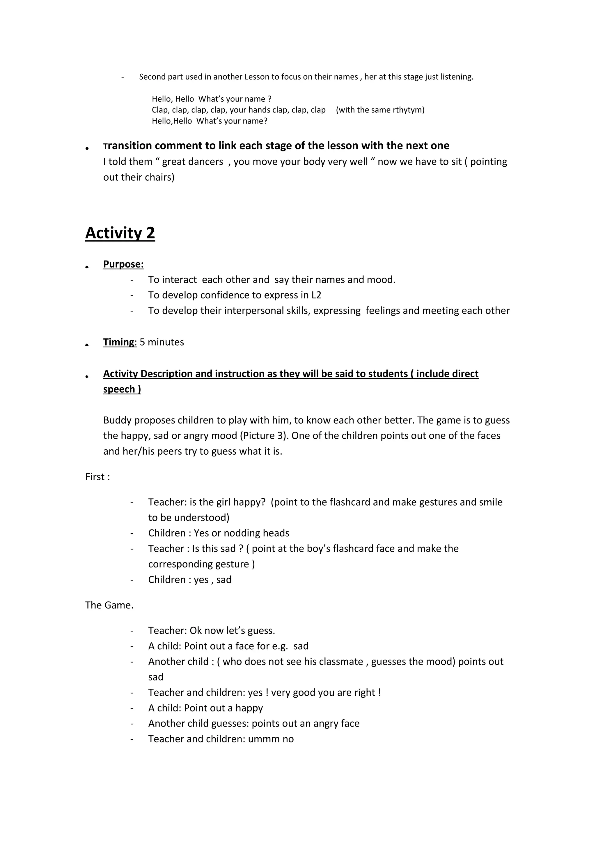 Lessons plan 1 practices 1 portfolio copia | PDF