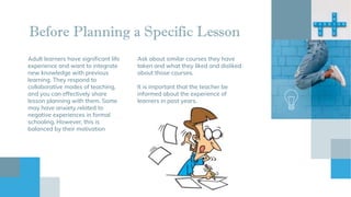 Lesson stages for adults | PPT