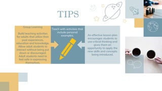 Lesson stages for adults | PPT