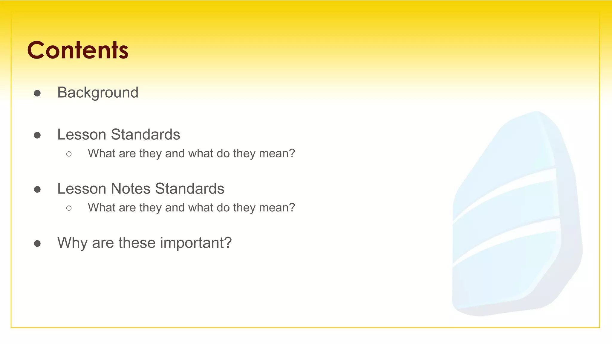 Lesson standards module | PPT
