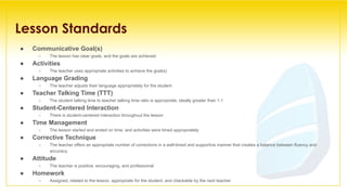 Lesson standards module | PPT