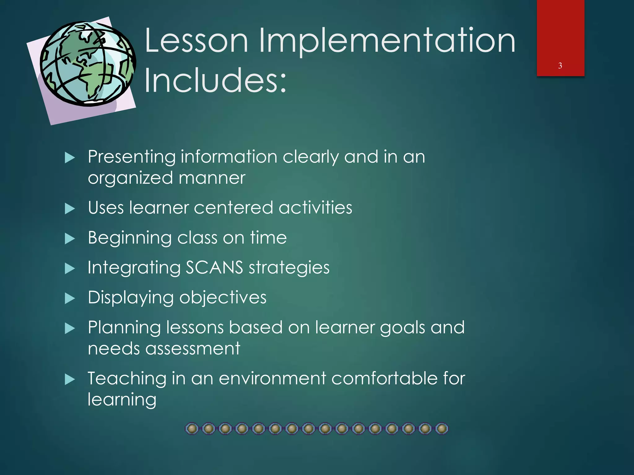 Lesson Plan Steps | PPTX