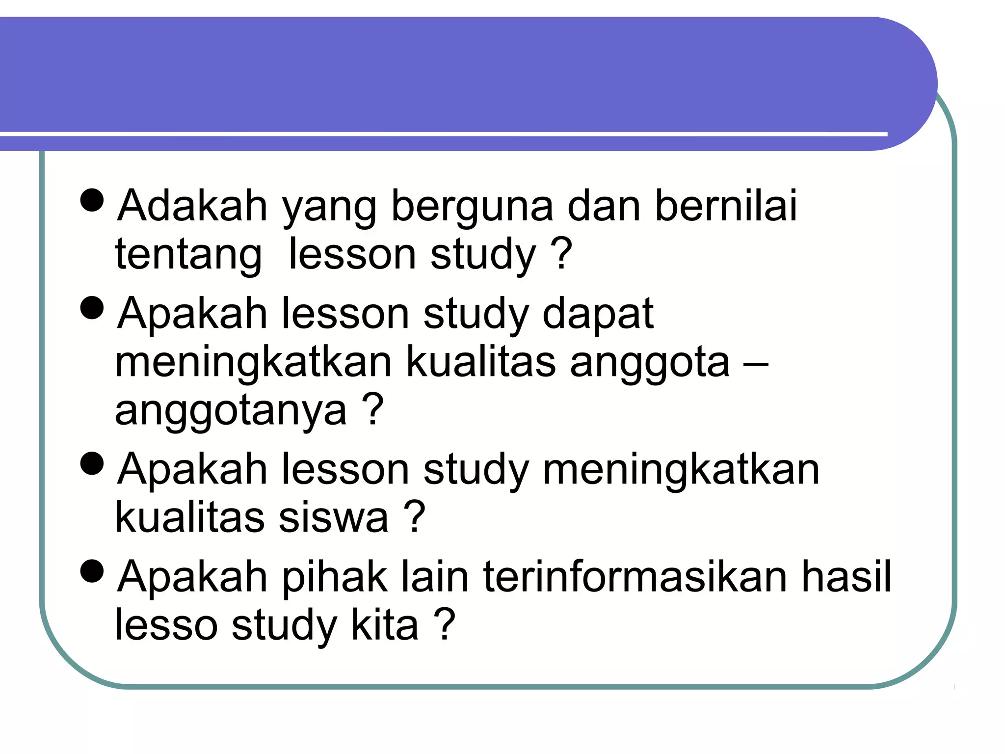 Lesson study | PPT