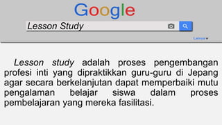 Model Lesson Study di Jepang | PPT