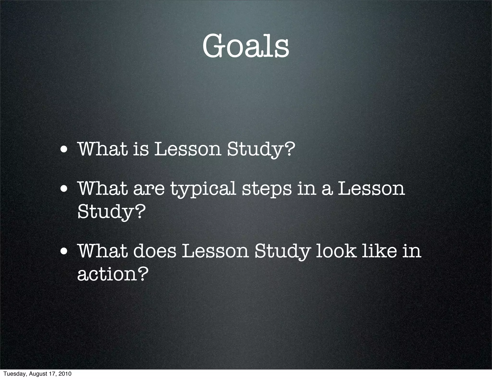 What is Lesson Study? | PDF