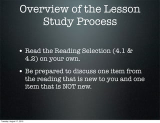 What is Lesson Study? | PDF