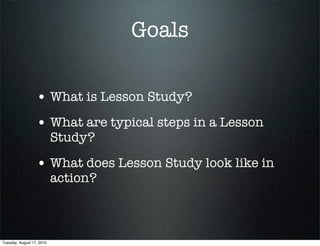 What is Lesson Study? | PDF
