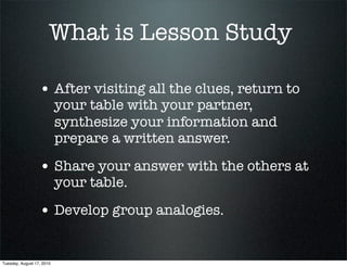 What is Lesson Study? | PDF