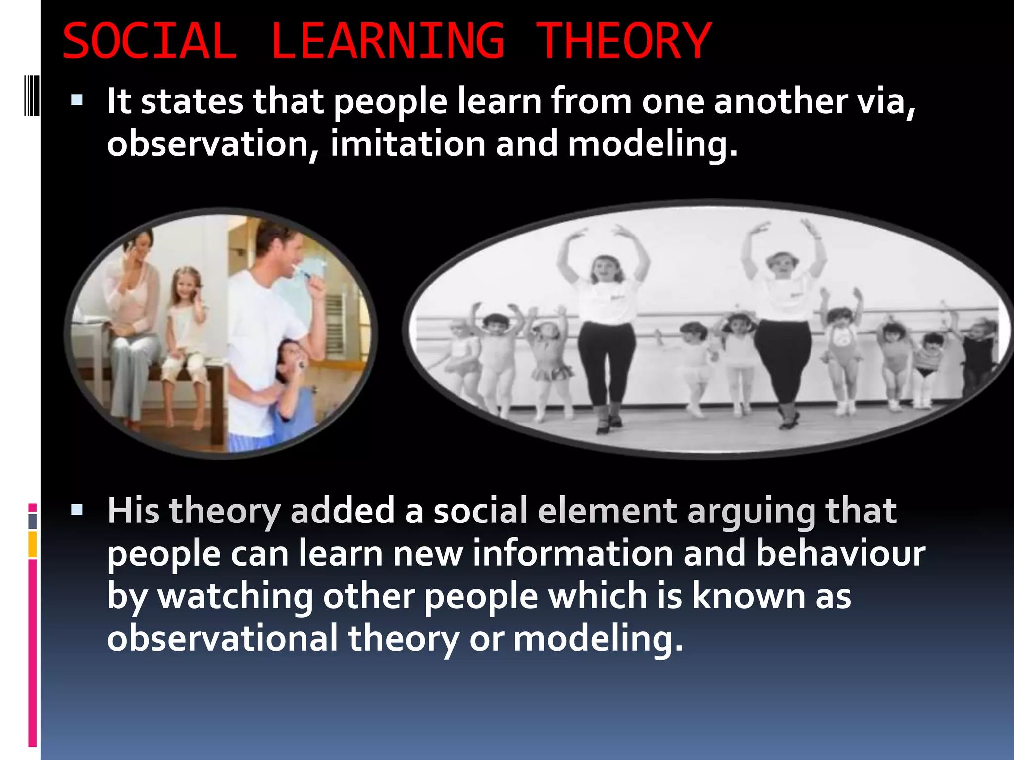 SOCIAL LEARNING THEORY | PPTX