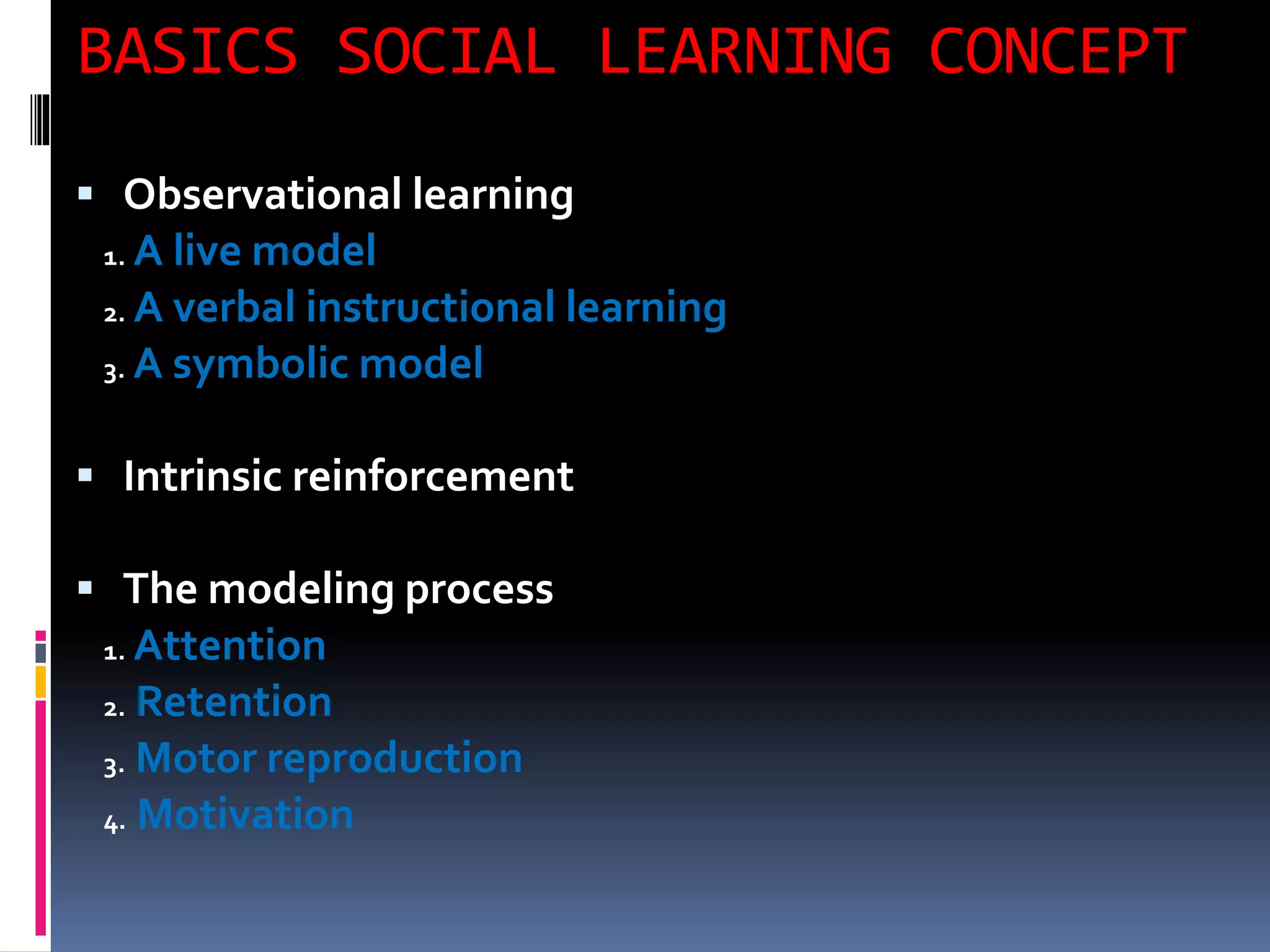SOCIAL LEARNING THEORY | PPTX