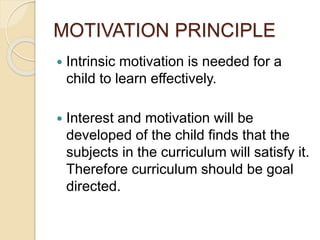PRINCIPLES OF CURRICULUM | PPTX