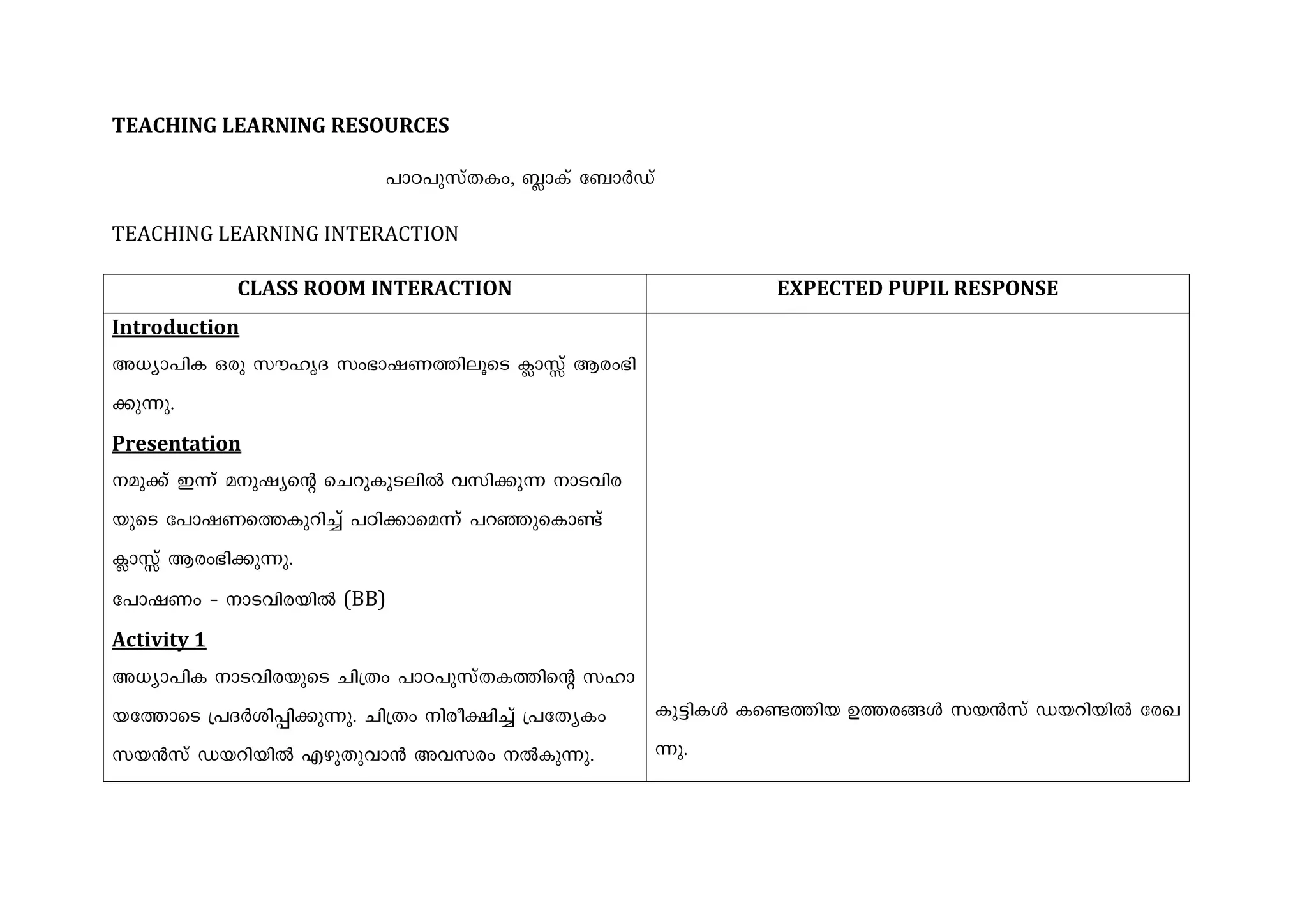 Lesson template of vidhya | PDF