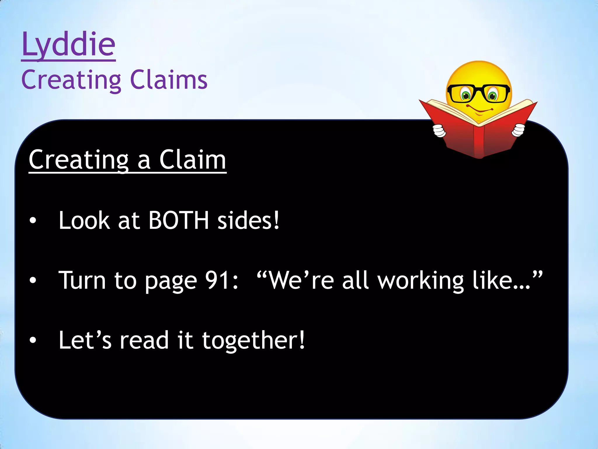 Lyddie: Lesson ten, Unit 1 | PPTX