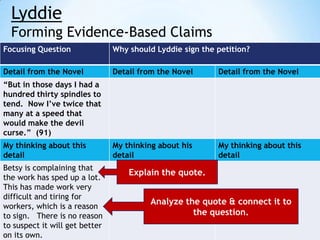 Lyddie: Lesson ten, Unit 1 | PPTX