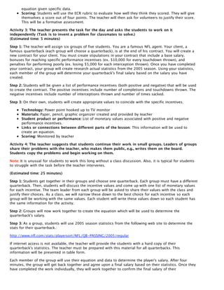 Standards-Based Lesson | PDF