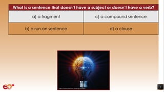 Lesson three compound sentences | PDF