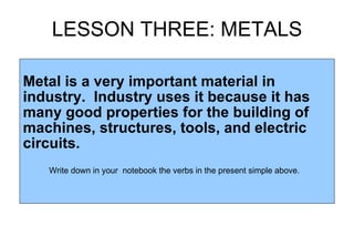 METALS | PPT | Geology | Science