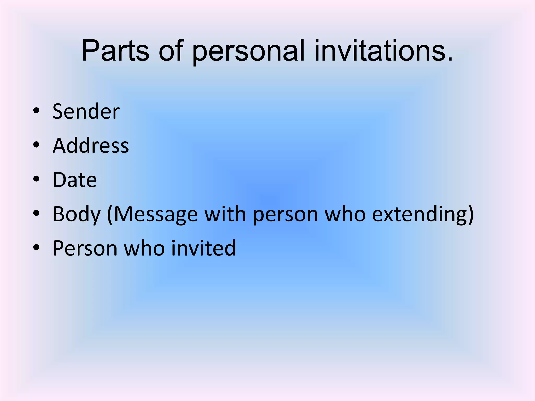 INVITATION | PPTX