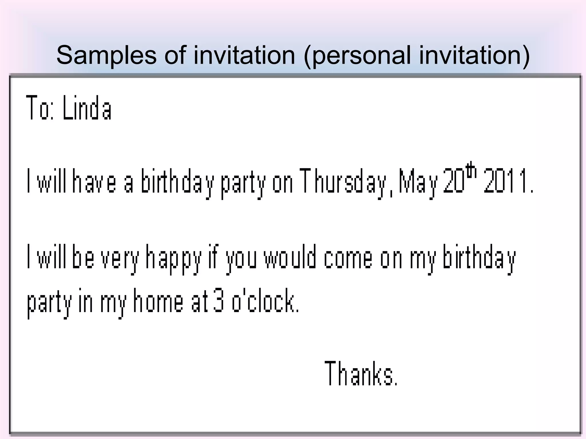 INVITATION | PPTX