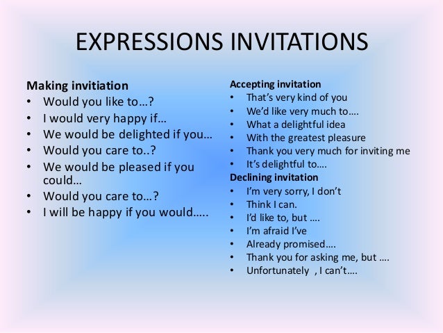 INVITATION
