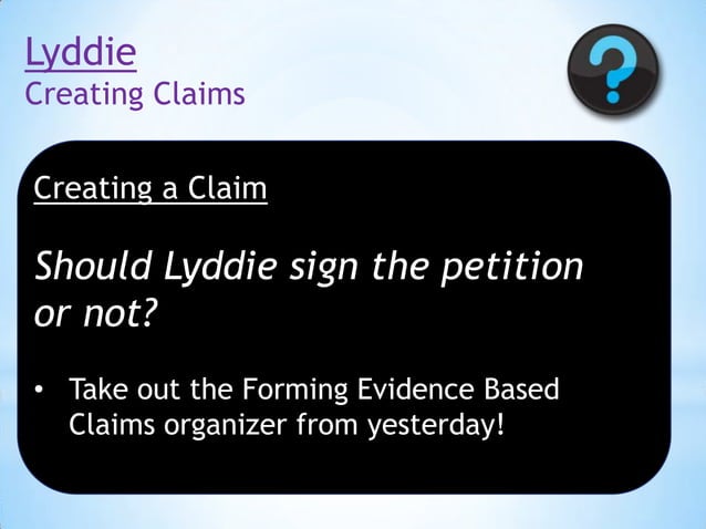 Lyddie: Lesson twelve, Unit 1 | PPTX