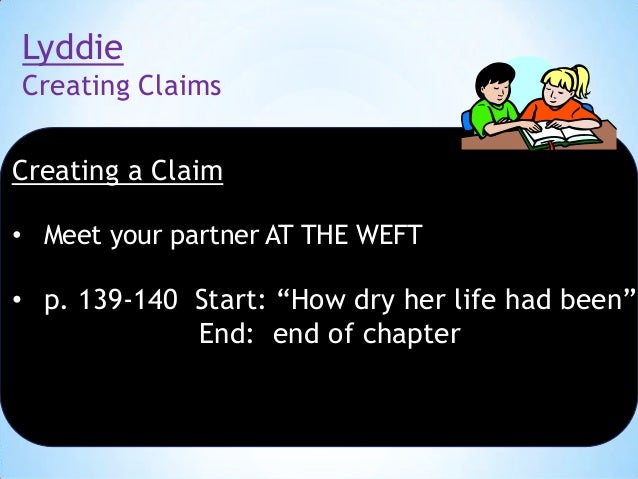 Lyddie: Lesson twelve, Unit 1