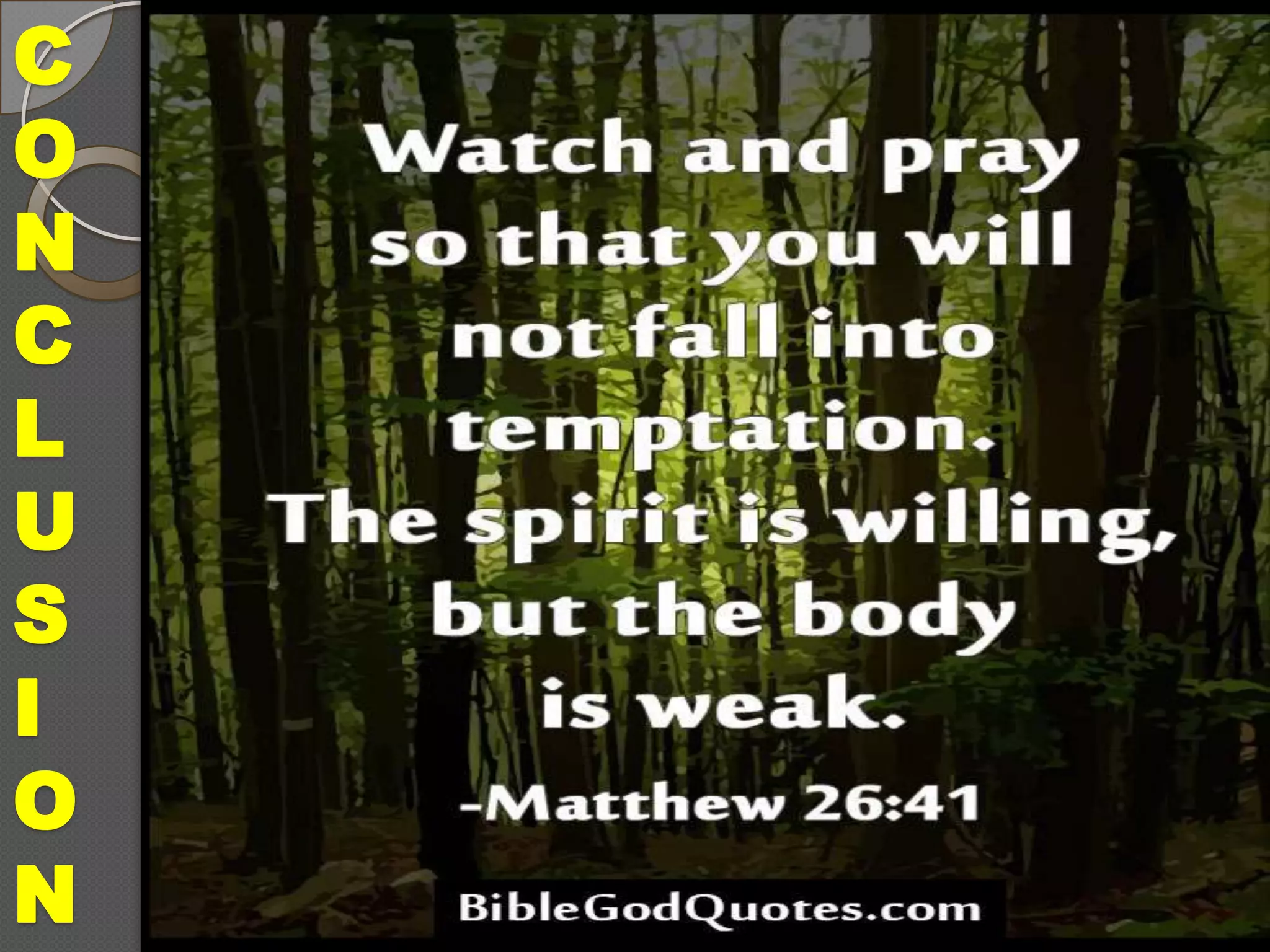 Lesson two: WAY OUT TO TEMPTATION | PPT