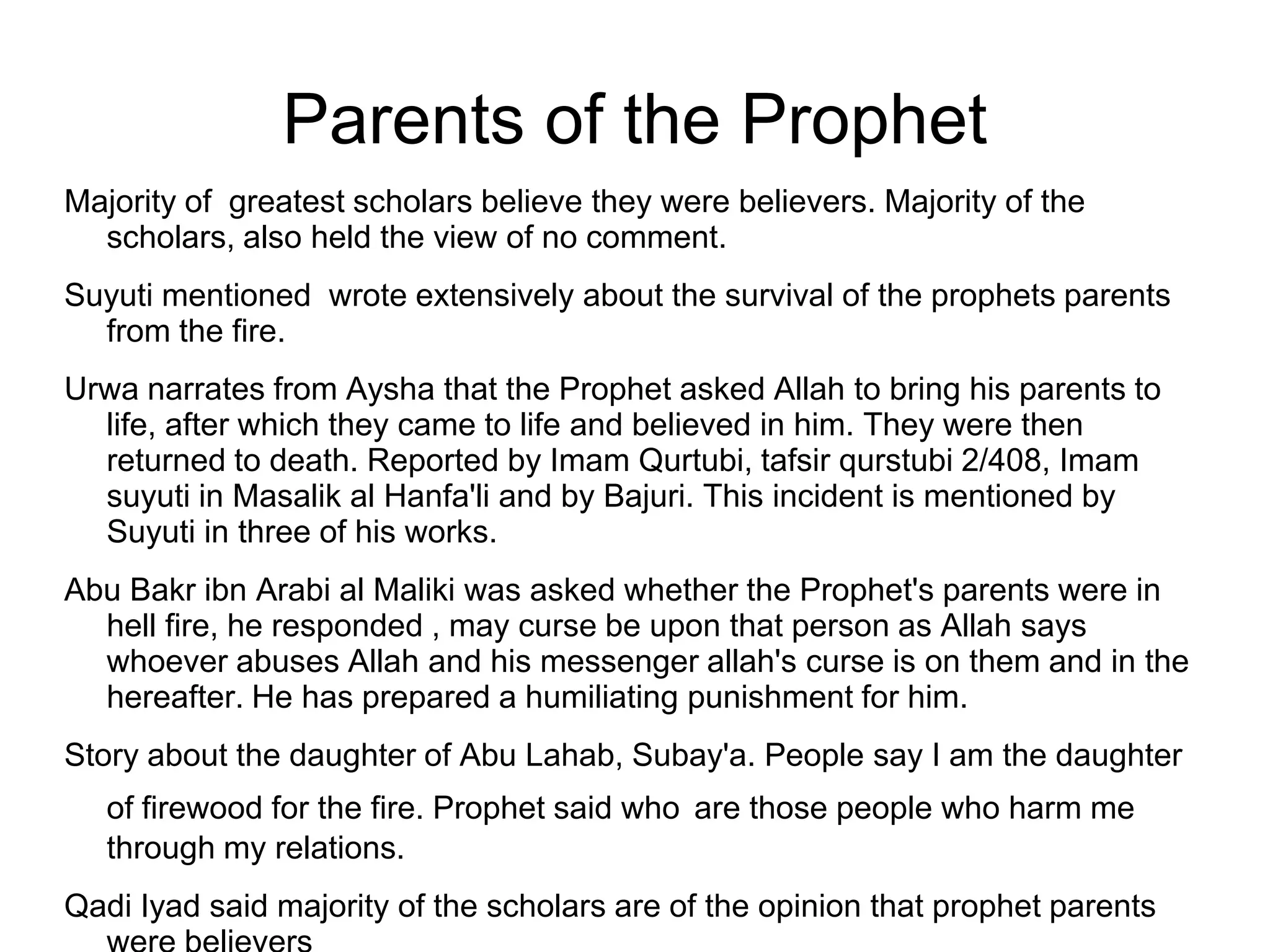 Lesson two belief in the prophet | PPT