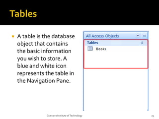 Lesson Two Exploring An Access Database | PPTX