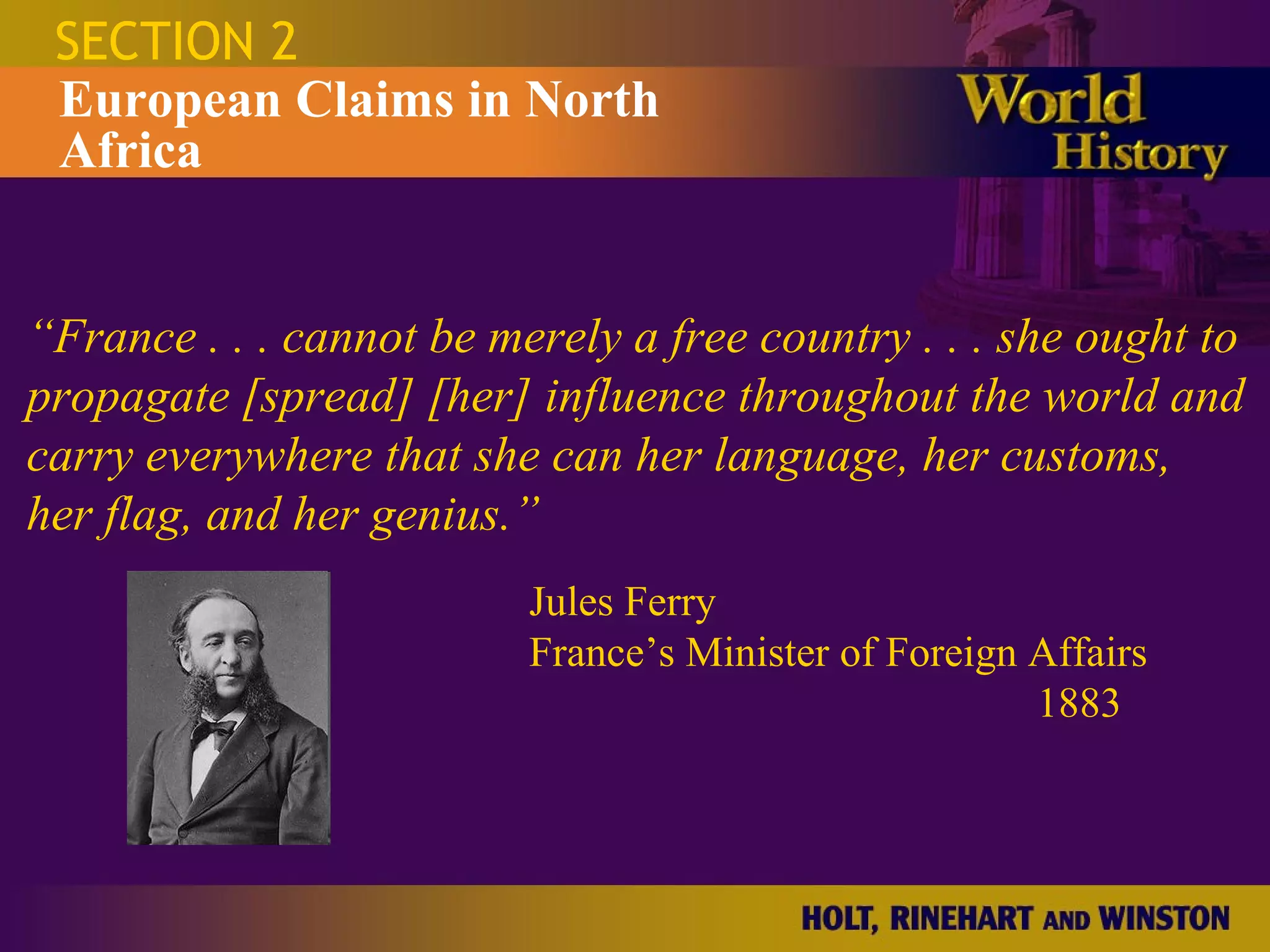 Lesson Two - Imperialism in North Africa | PPT