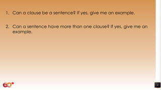 Lesson two clauses | PDF