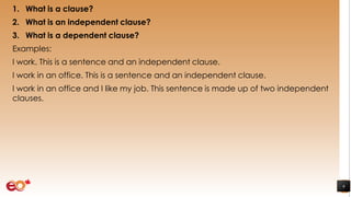 Lesson two clauses | PDF