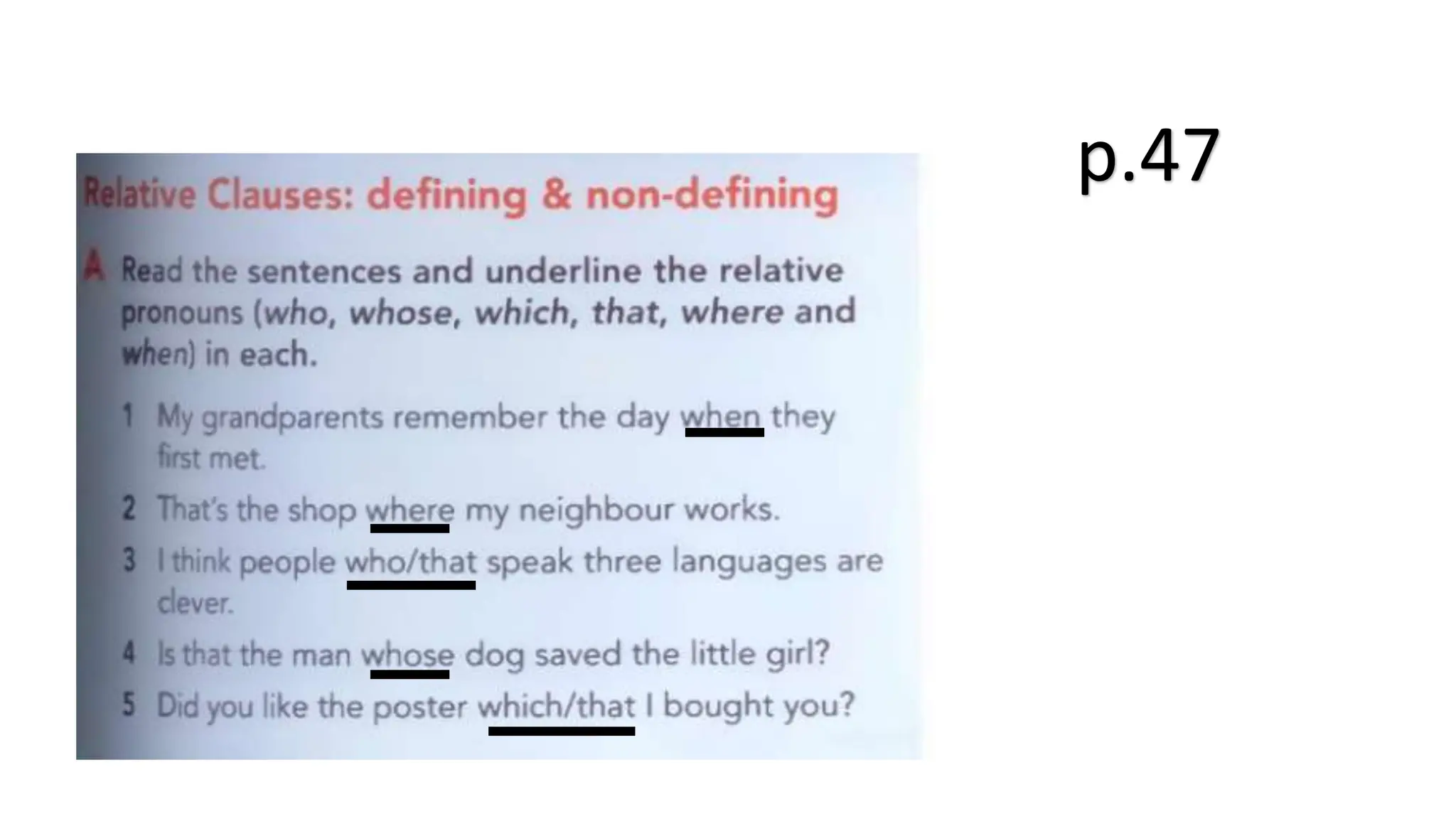 Lesson Two Grammar Relative clauses.pptx