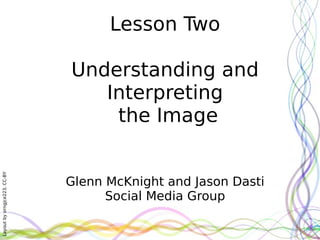 Lesson Two: Understanding and interpreting the image | ODP