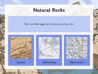 Lesson types of rocks | PPT