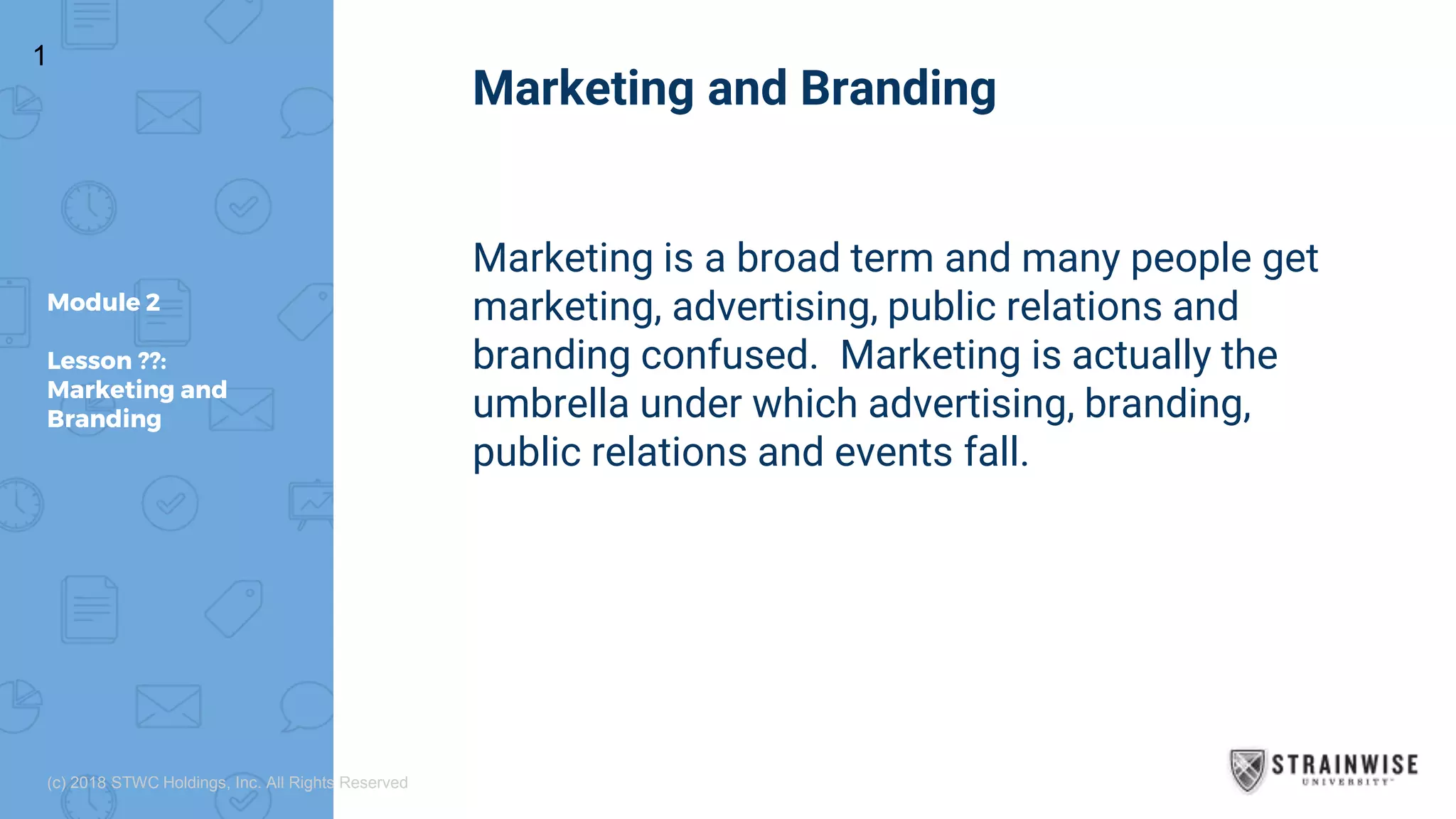 Lesson unk marketing and branding | PPT
