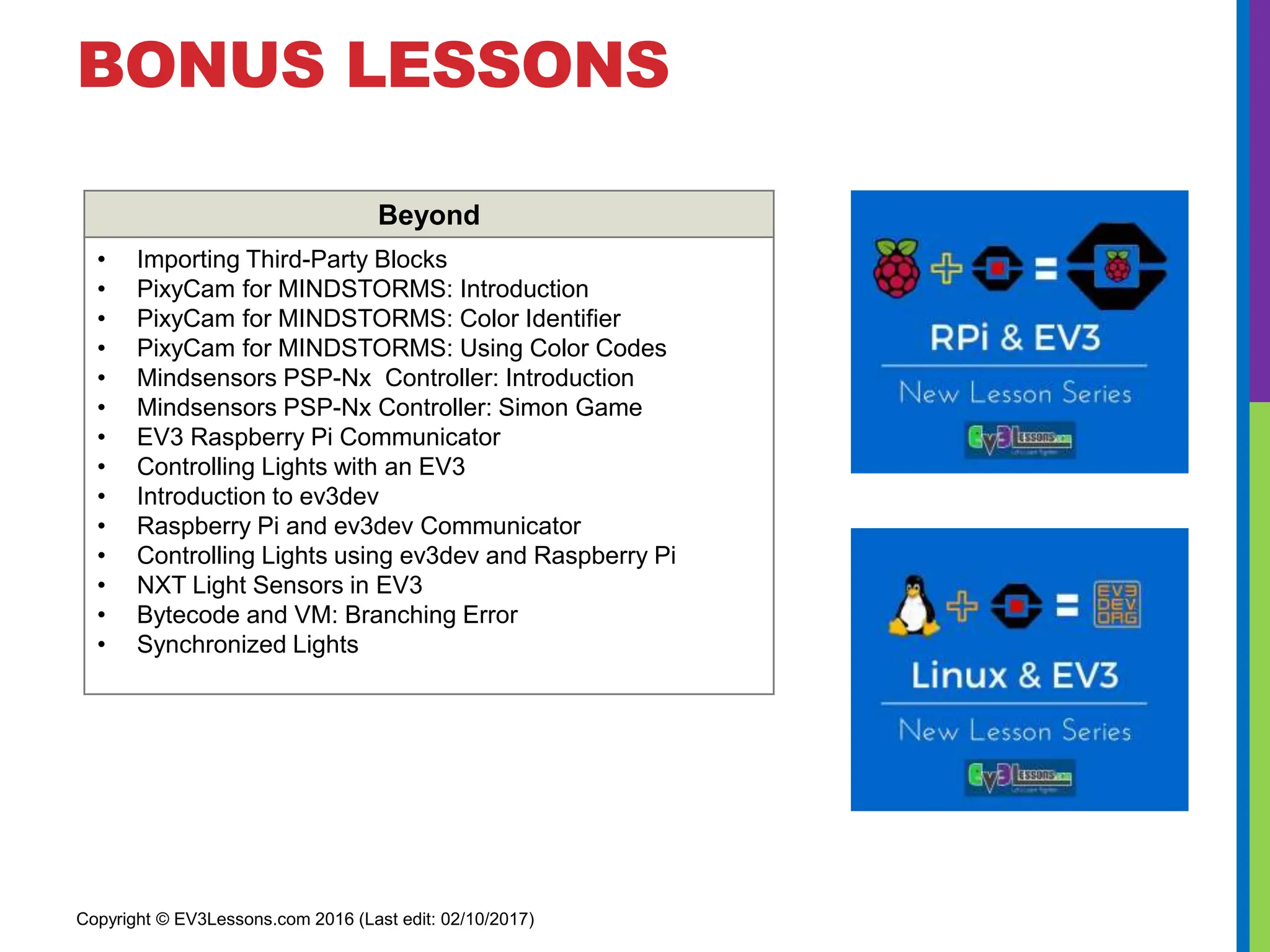 Ev3 mindstorm lesson for stem educations | PPTX
