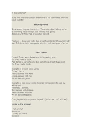 Lesson verb | DOCX