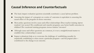 LESSON VI - Counterfactuals in Impact Evaluation.pptx