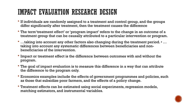 LESSON VII - Impact Evaluation Research Designs.pptx