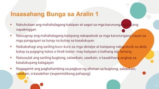 Grade 8 Filipino- Week 1 Karunungang Bayan | PPTX