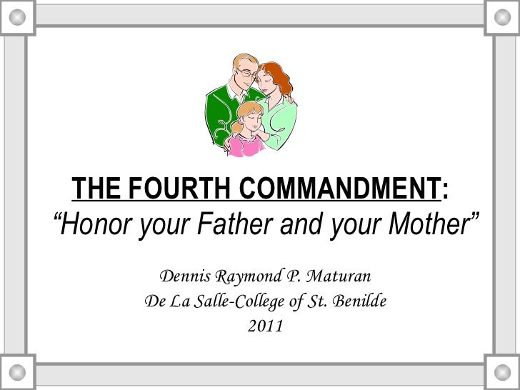 Lesson xiv the fourth commandment