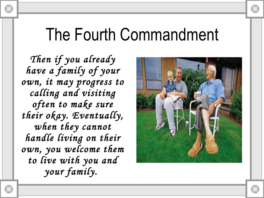 Lesson xiv the fourth commandment